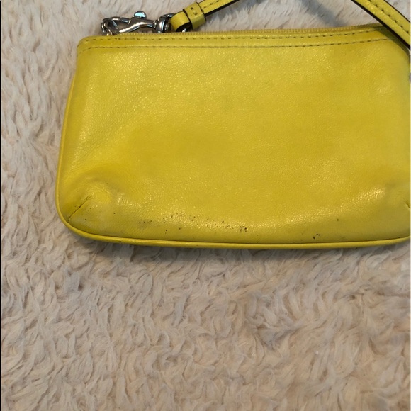 Coach | Bags | Coach Yellow Small Purse | Poshmark